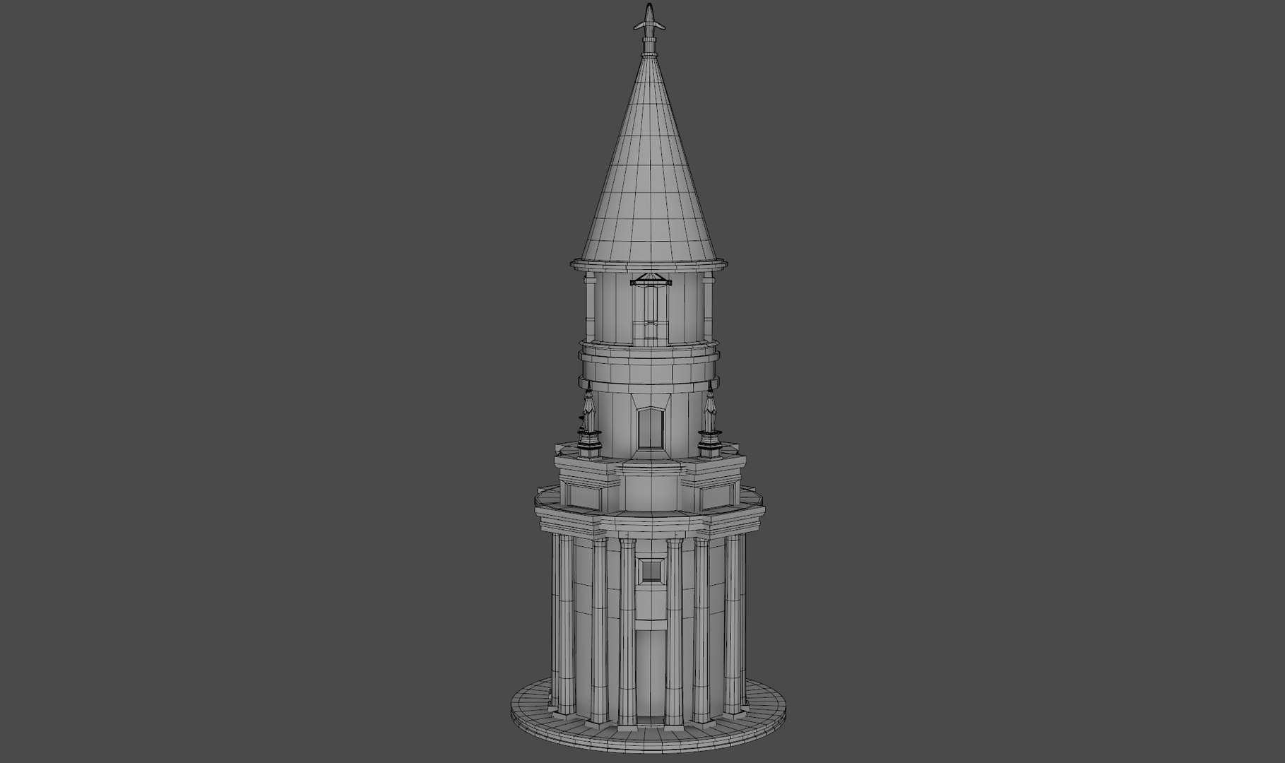 Free Mini Ancient Tower 3D Model - TurboSquid 2418102