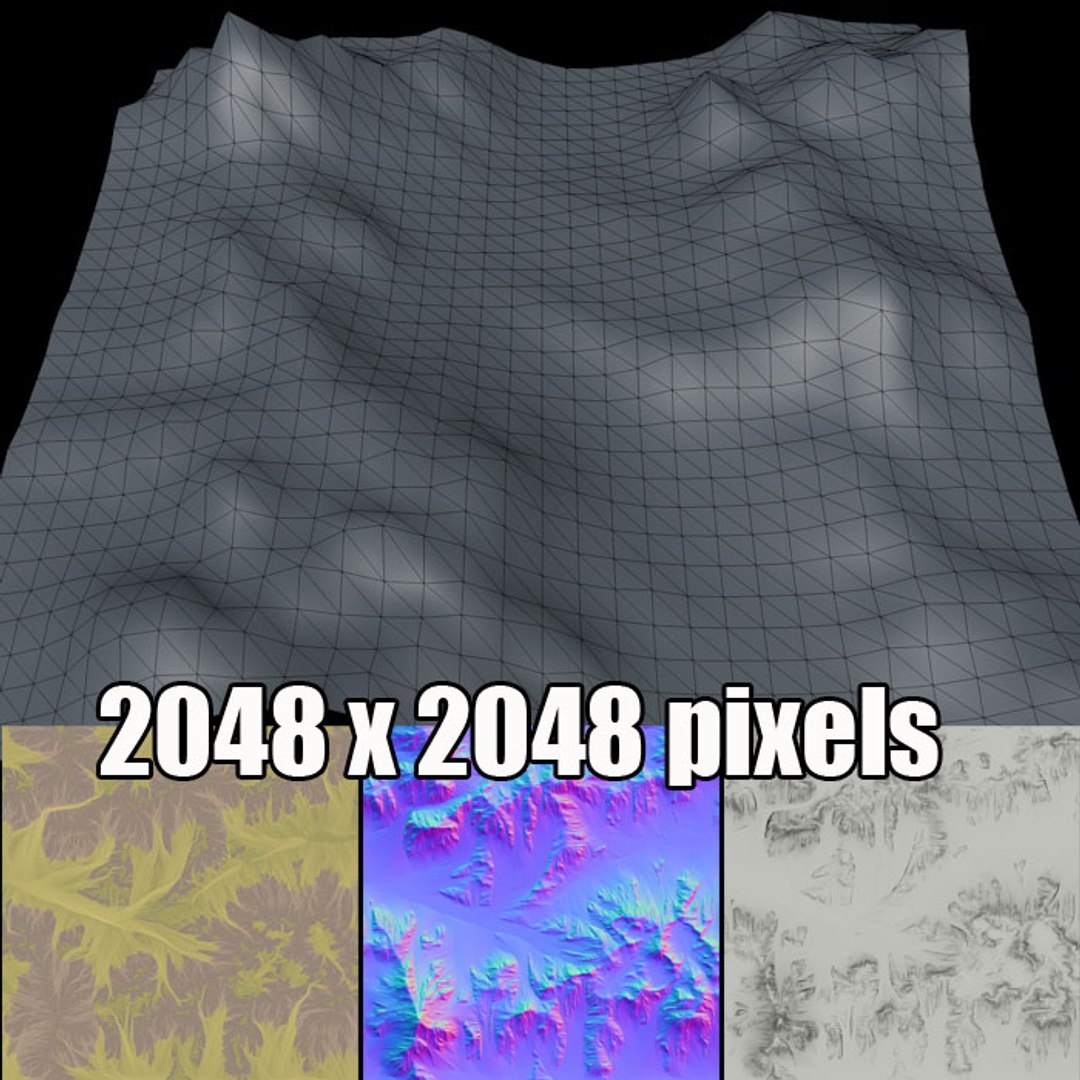 3ds mountains pack