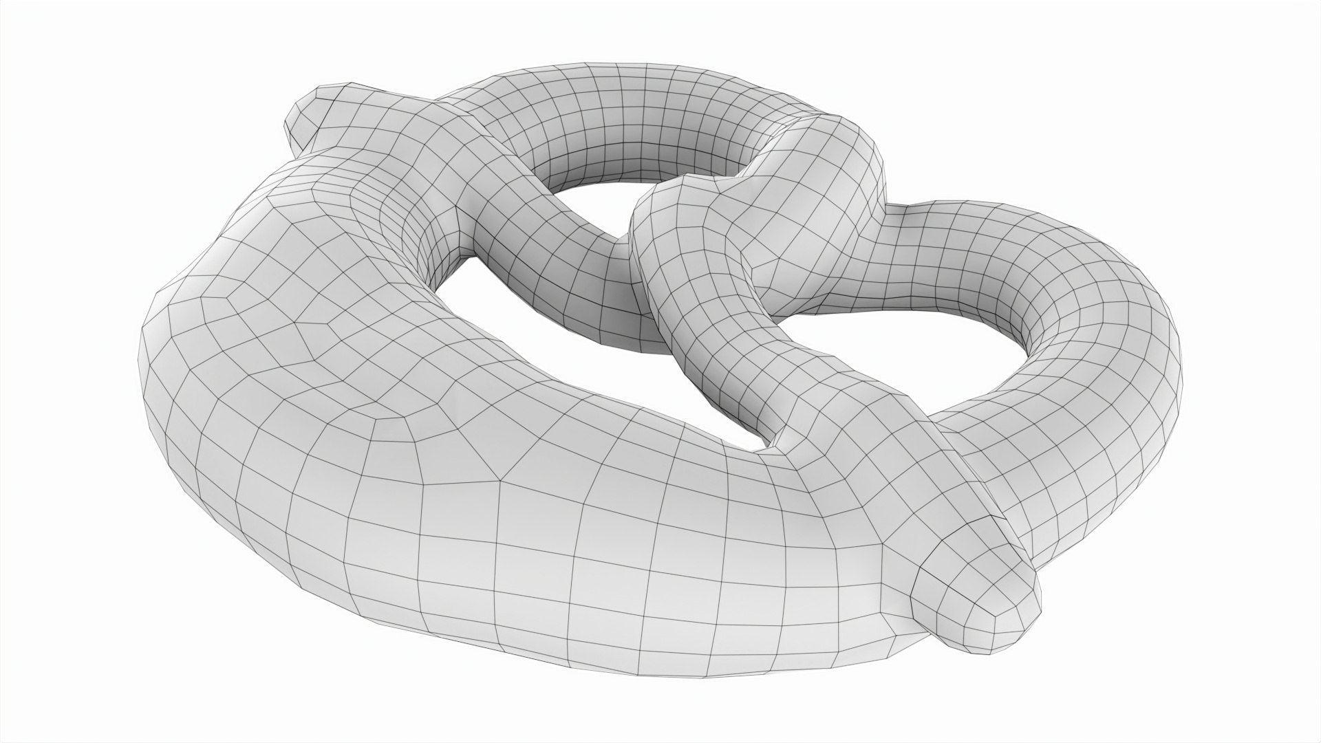 Pretzel 3D Model - TurboSquid 2309165