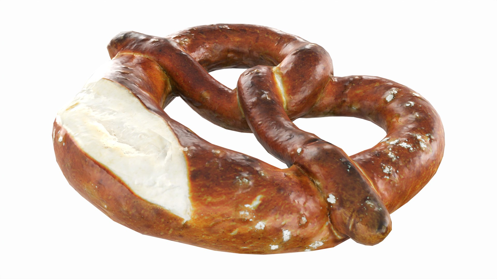 Pretzel 3D Model - TurboSquid 2309165