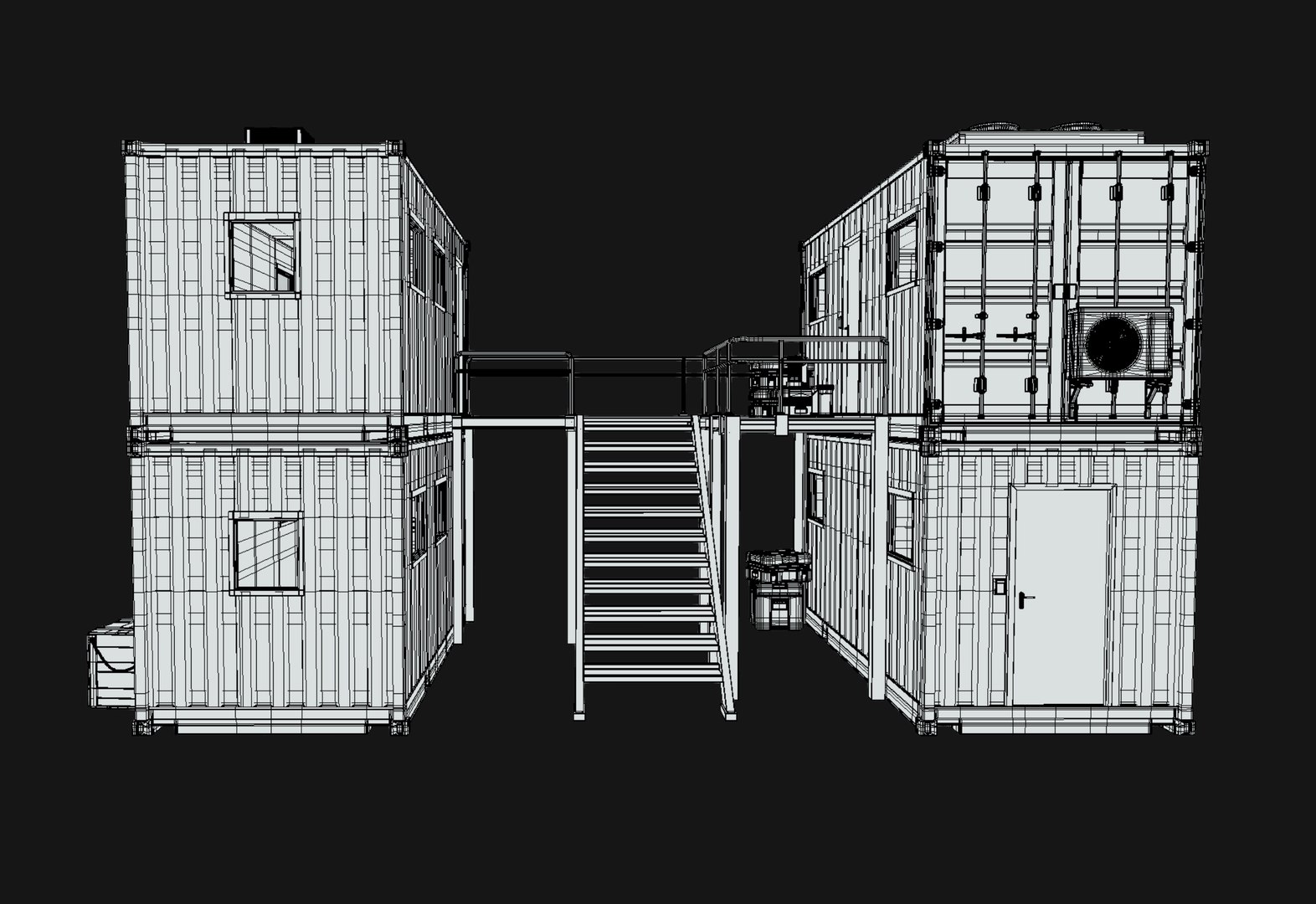 3D Military Container Stage Props Model - TurboSquid 2235536