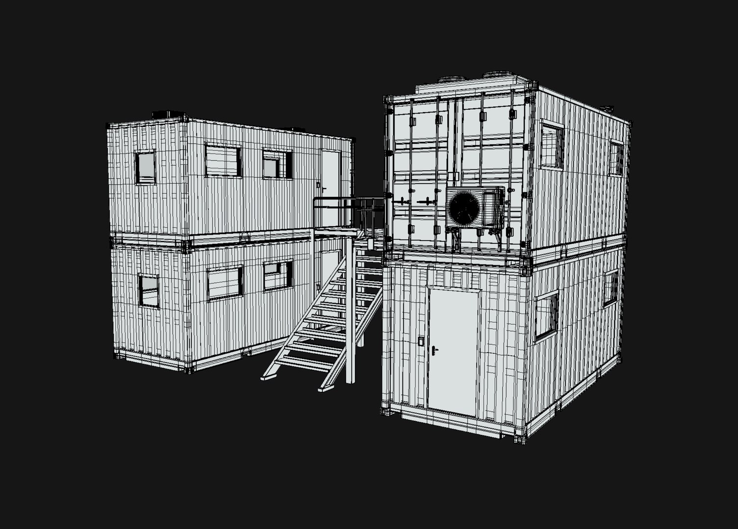 3D Military Container Stage Props Model - TurboSquid 2235536