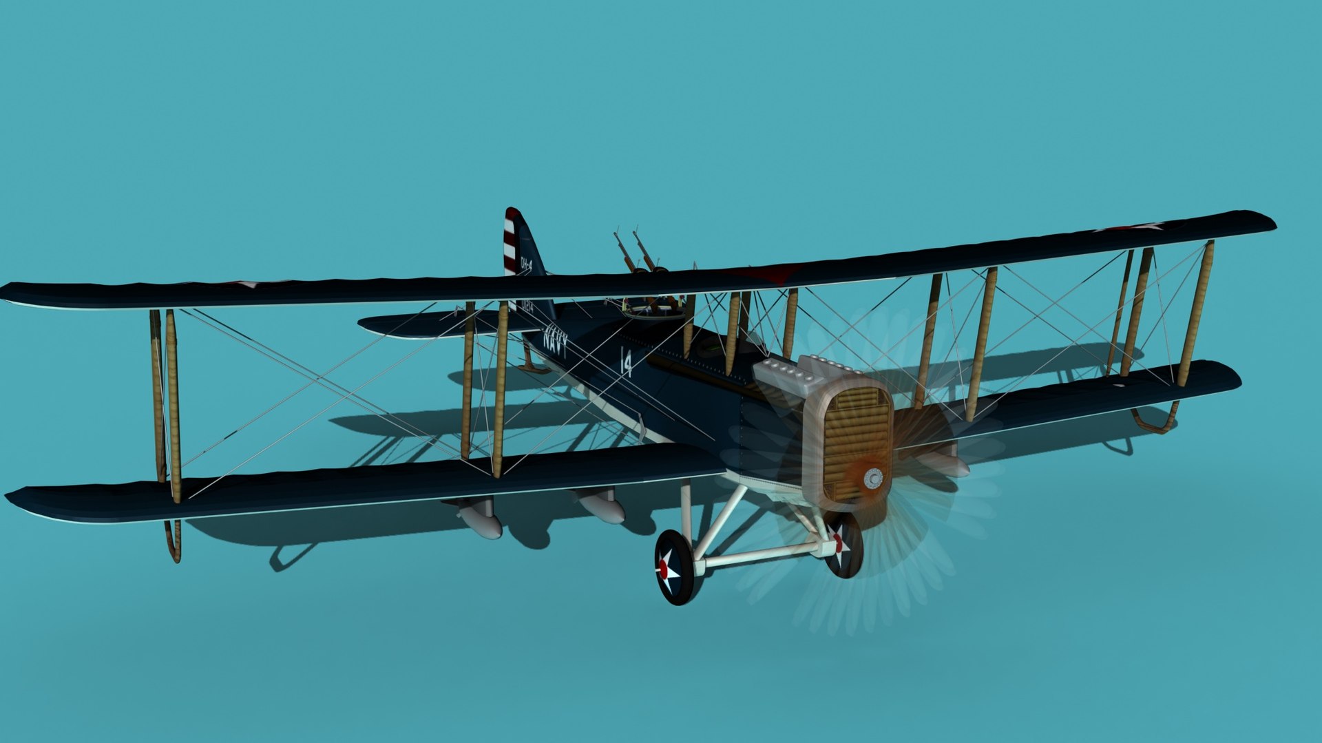 Airco DH-4 Bomber US Navy 3D model - TurboSquid 1751988