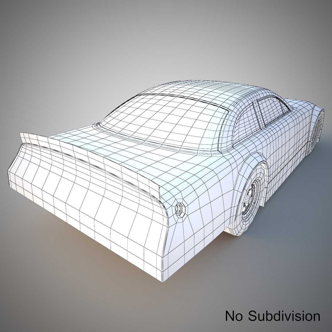 Generic Nascar Car 3d Obj