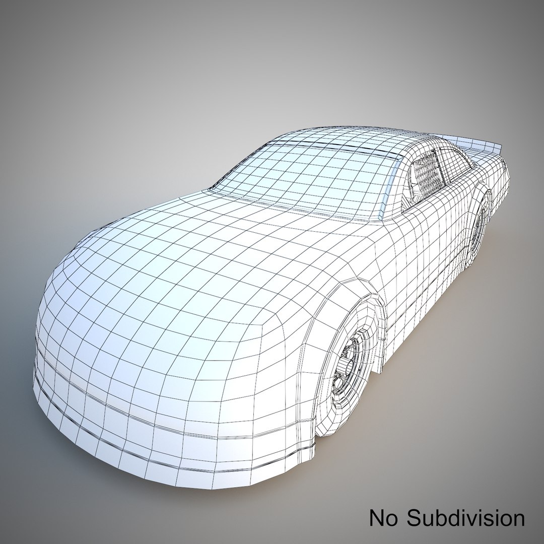 Generic Nascar Car 3d Obj