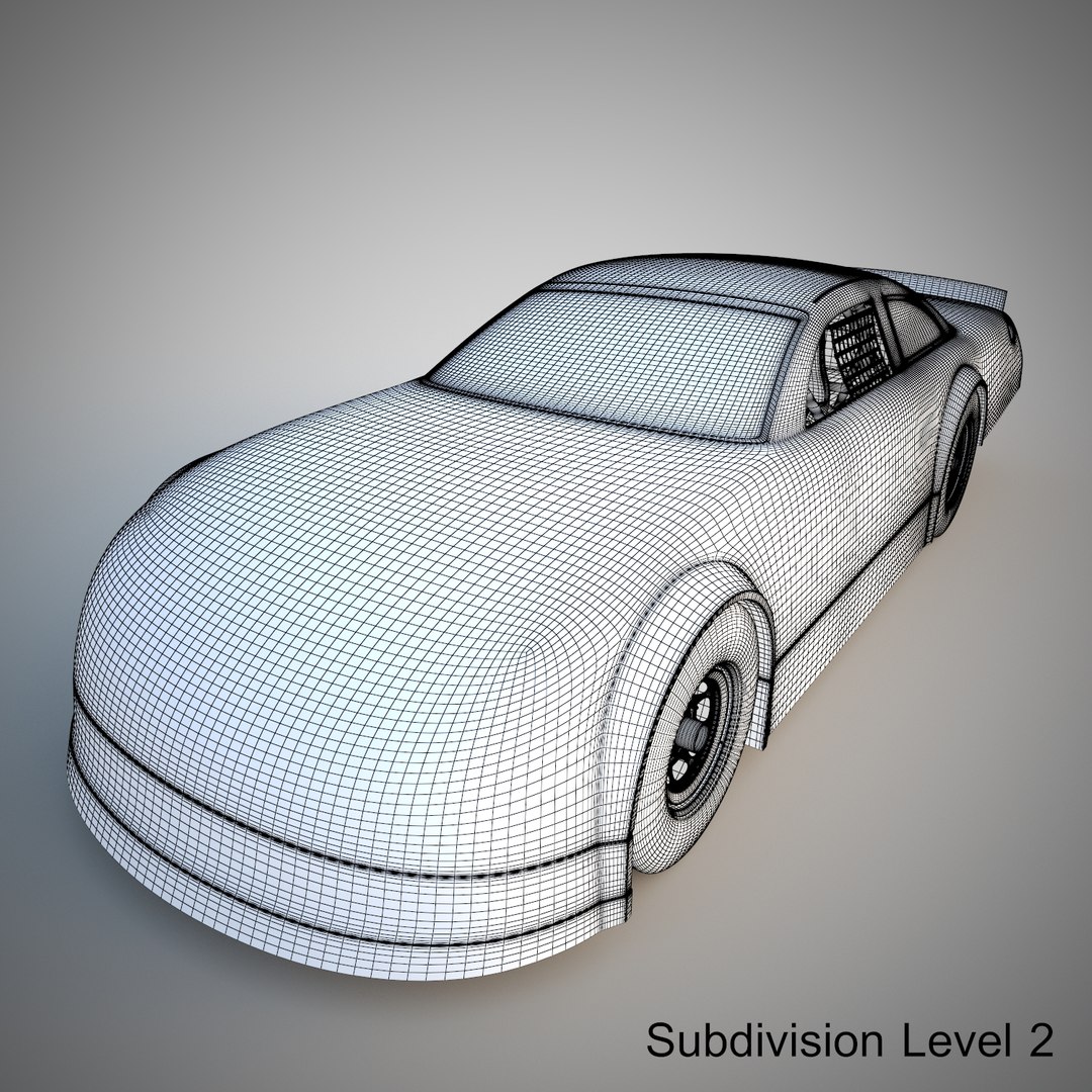 Generic Nascar Car 3d Obj