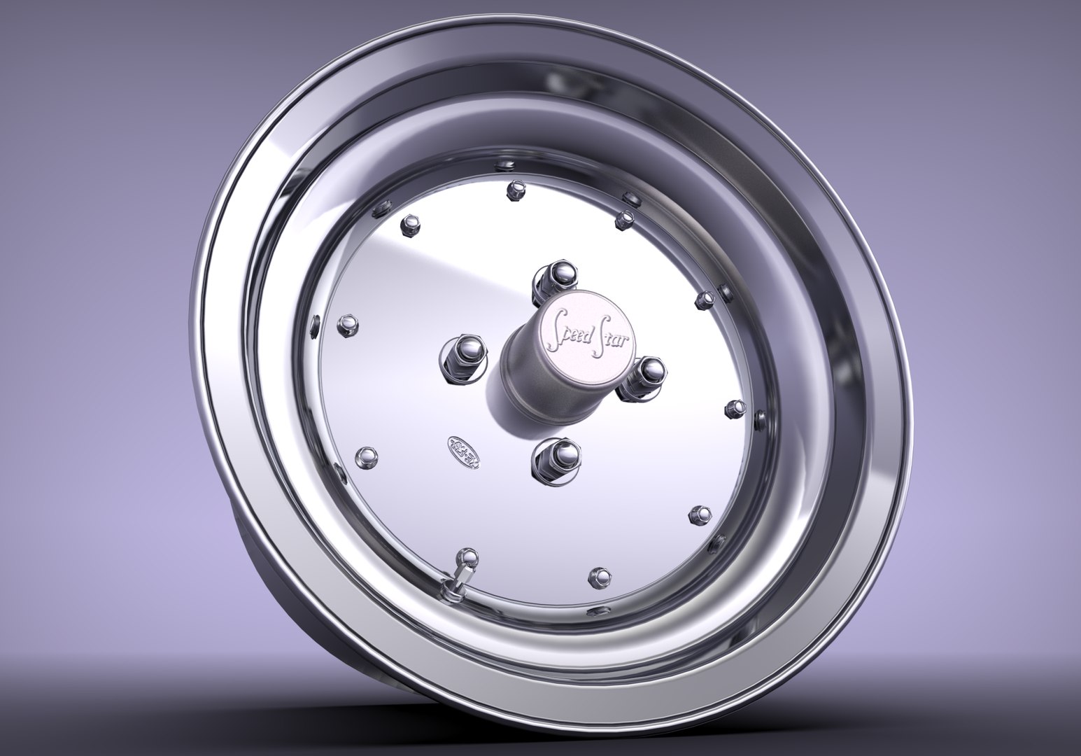 3D SSR Speed Star Racing MK-I Wheel 14 Inch - TurboSquid 2005353