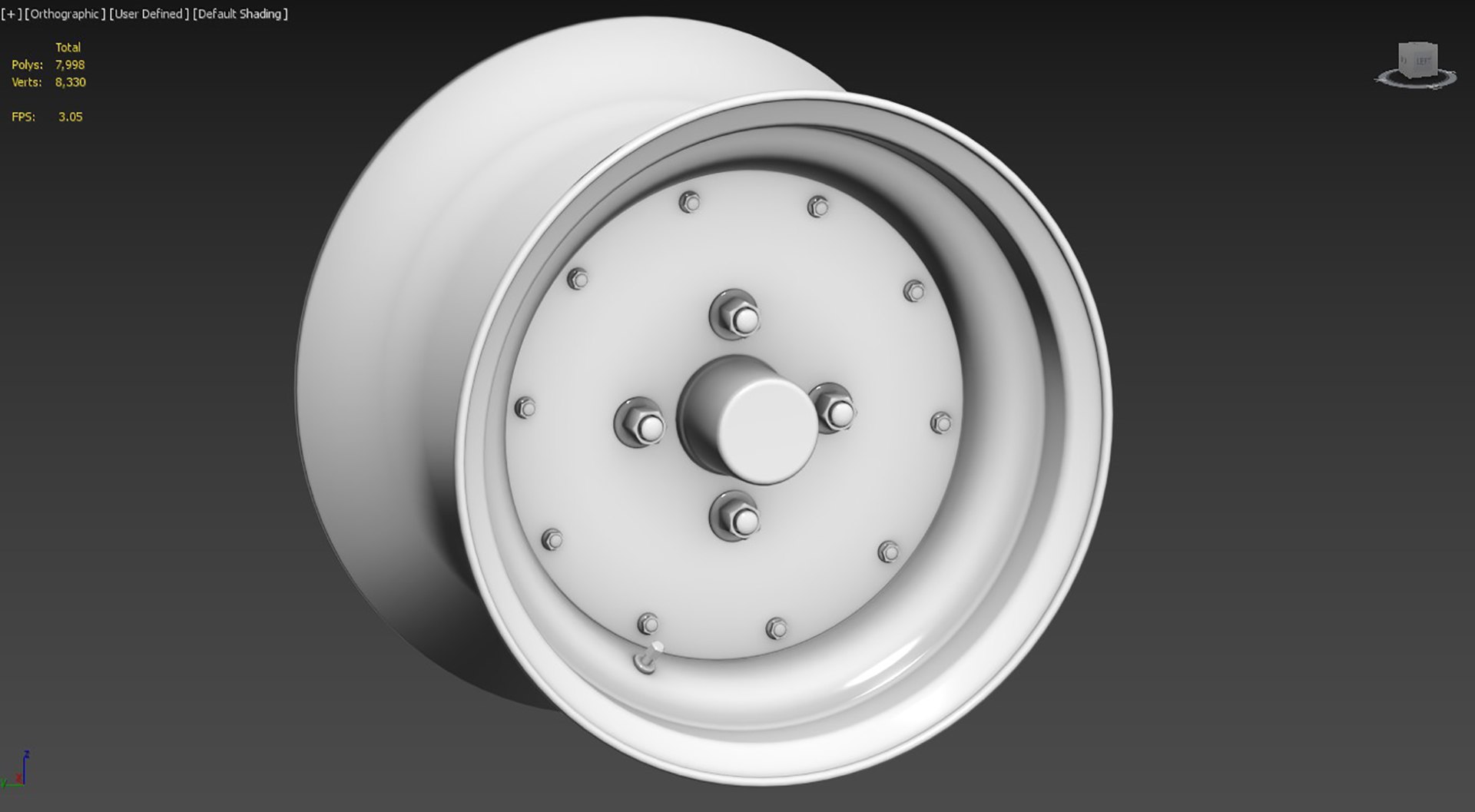 3D SSR Speed Star Racing MK-I Wheel 14 Inch - TurboSquid 2005353