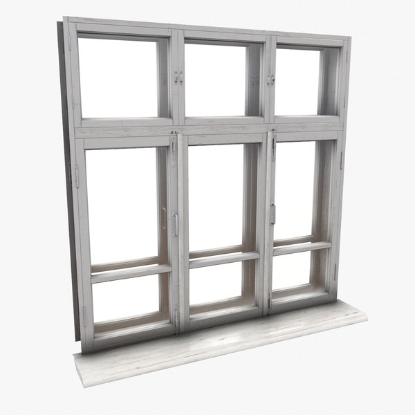 old window 3d model