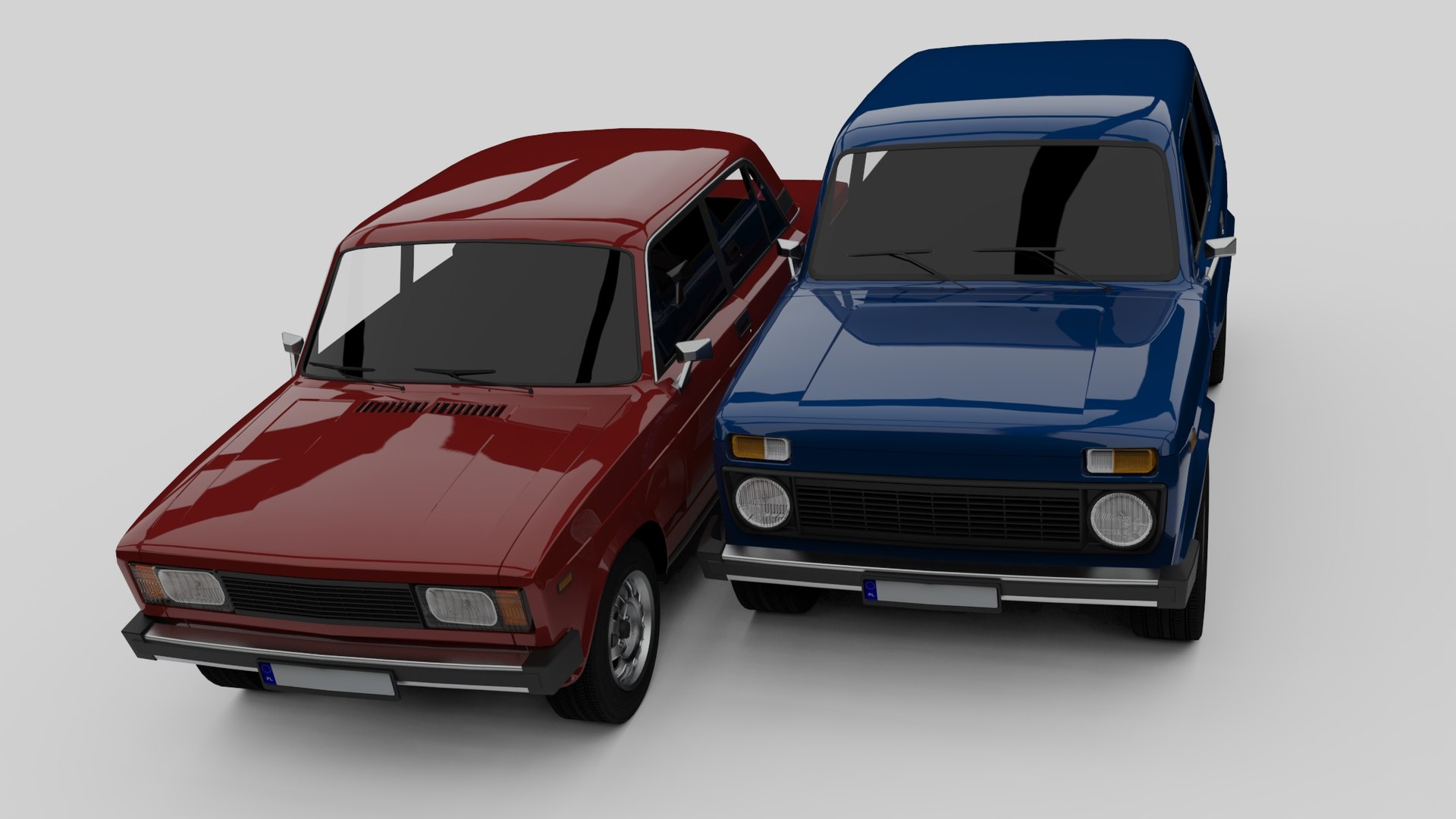 3D Unity 3D Generic Soviet Cars - TurboSquid 1837456
