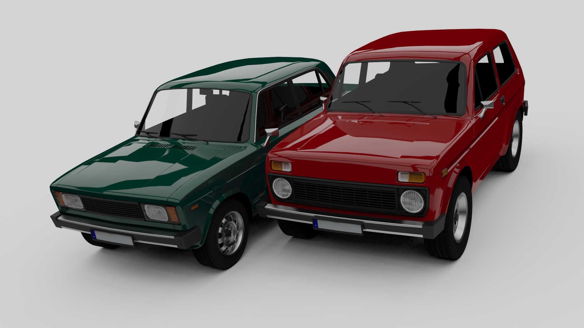 3D Unity 3D Generic Soviet Cars - TurboSquid 1837456