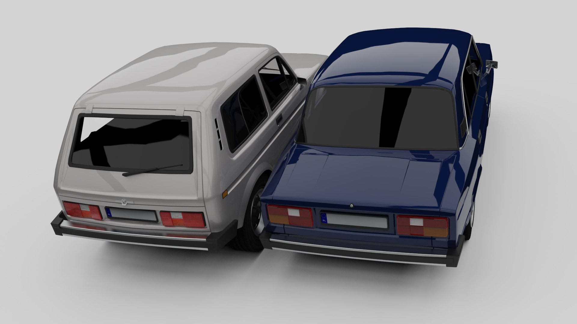 3D Unity 3D Generic Soviet Cars - TurboSquid 1837456