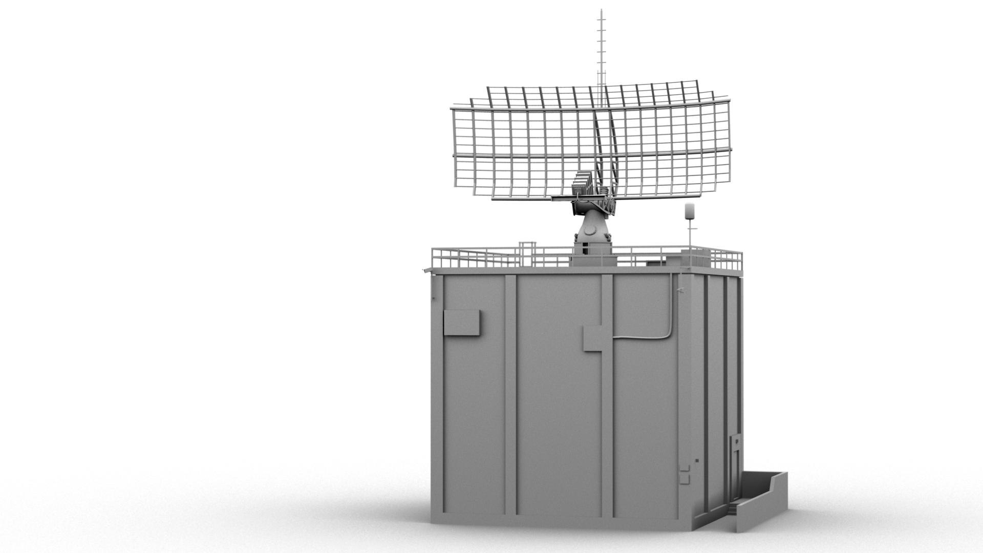 Radar Station 3d Obj