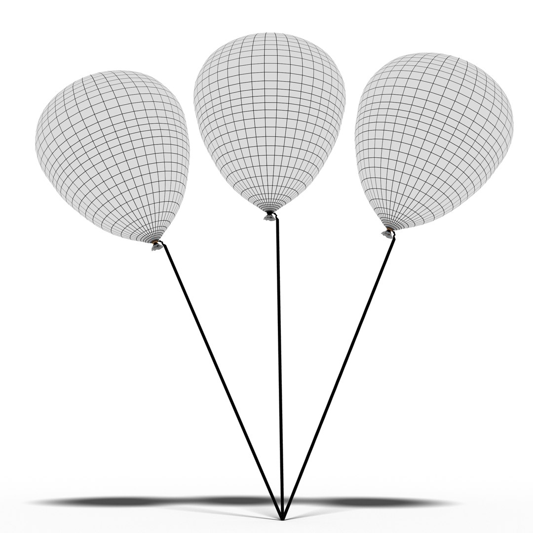 Pink Balloons 3D model - TurboSquid 2083708