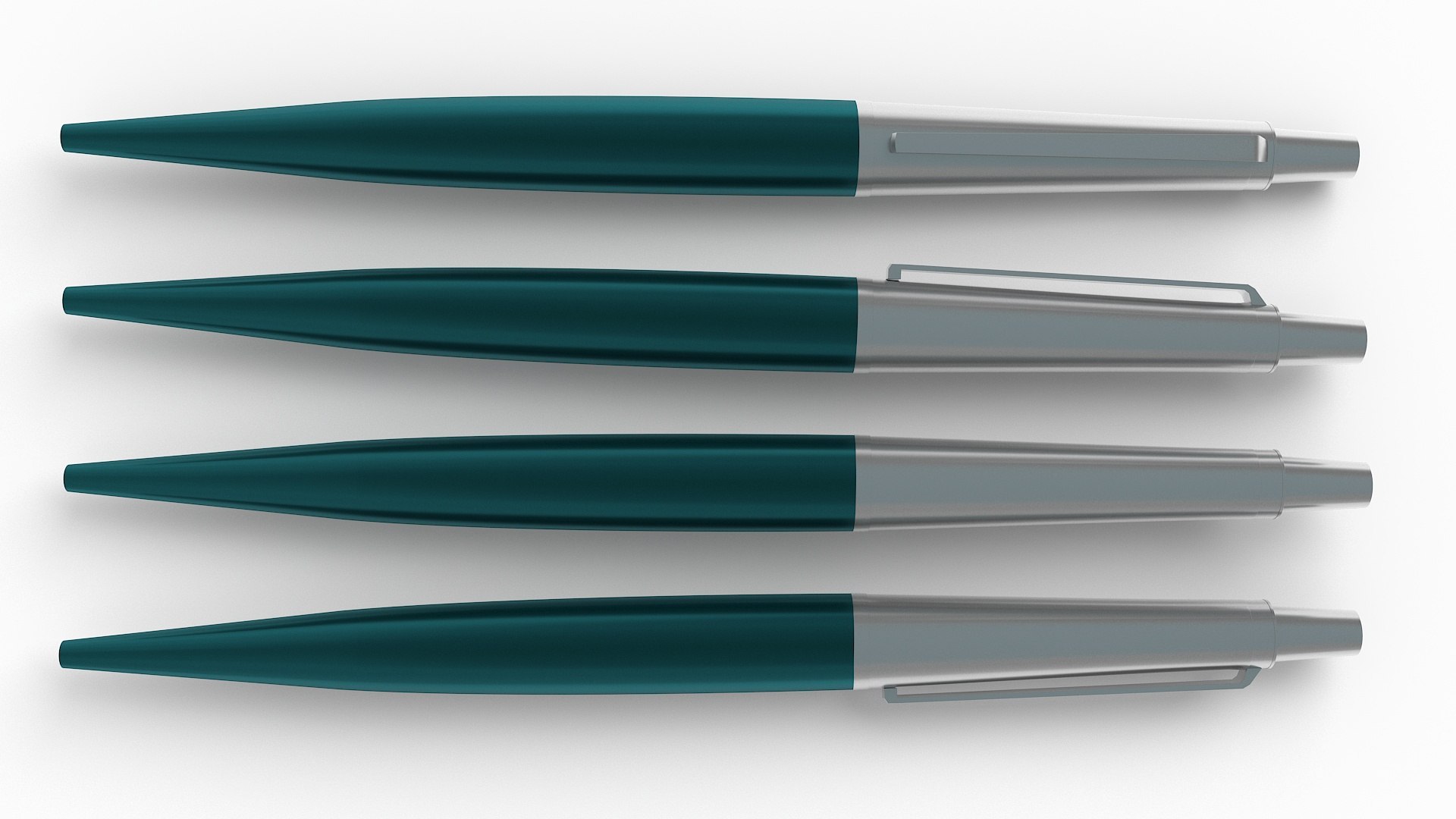 Click Pen 3D Model - TurboSquid 1800410