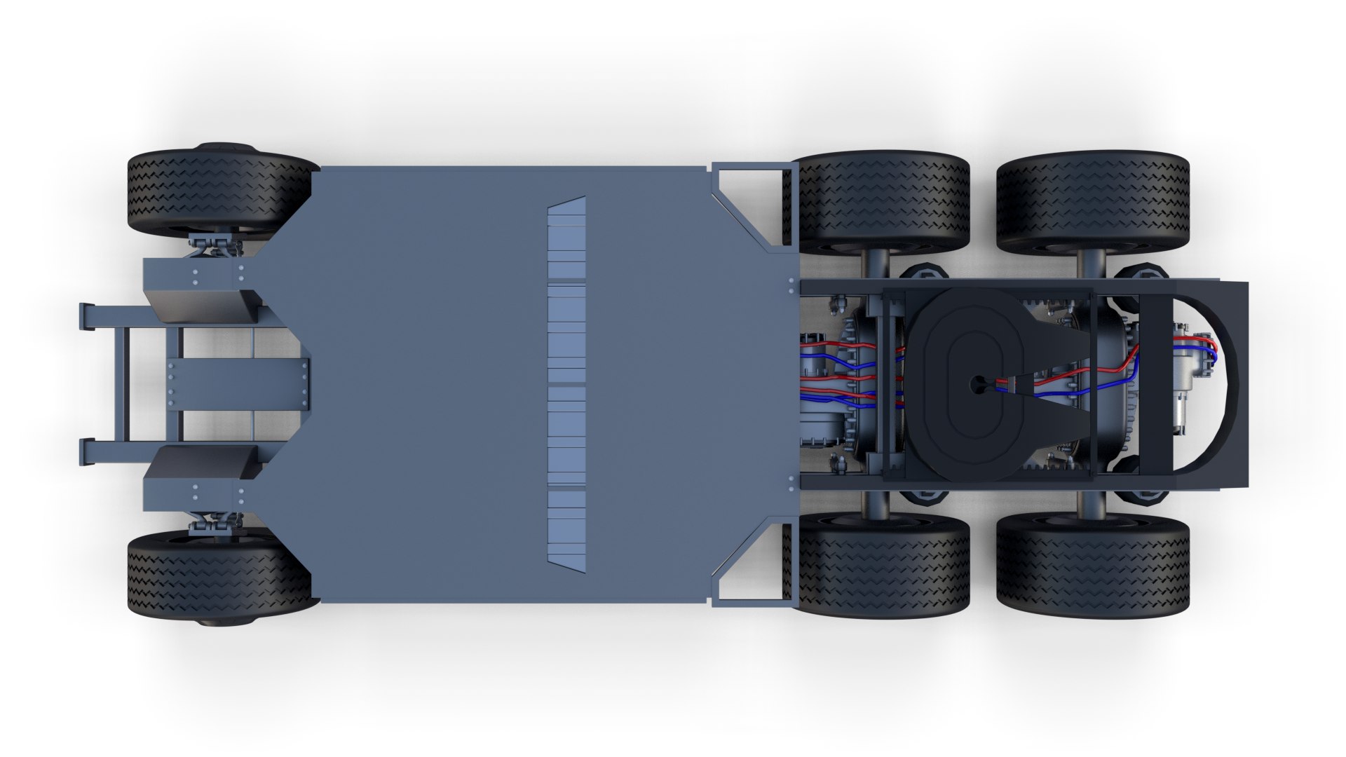 Tesla Semi Truck Chassis 3D Model - TurboSquid 1395329
