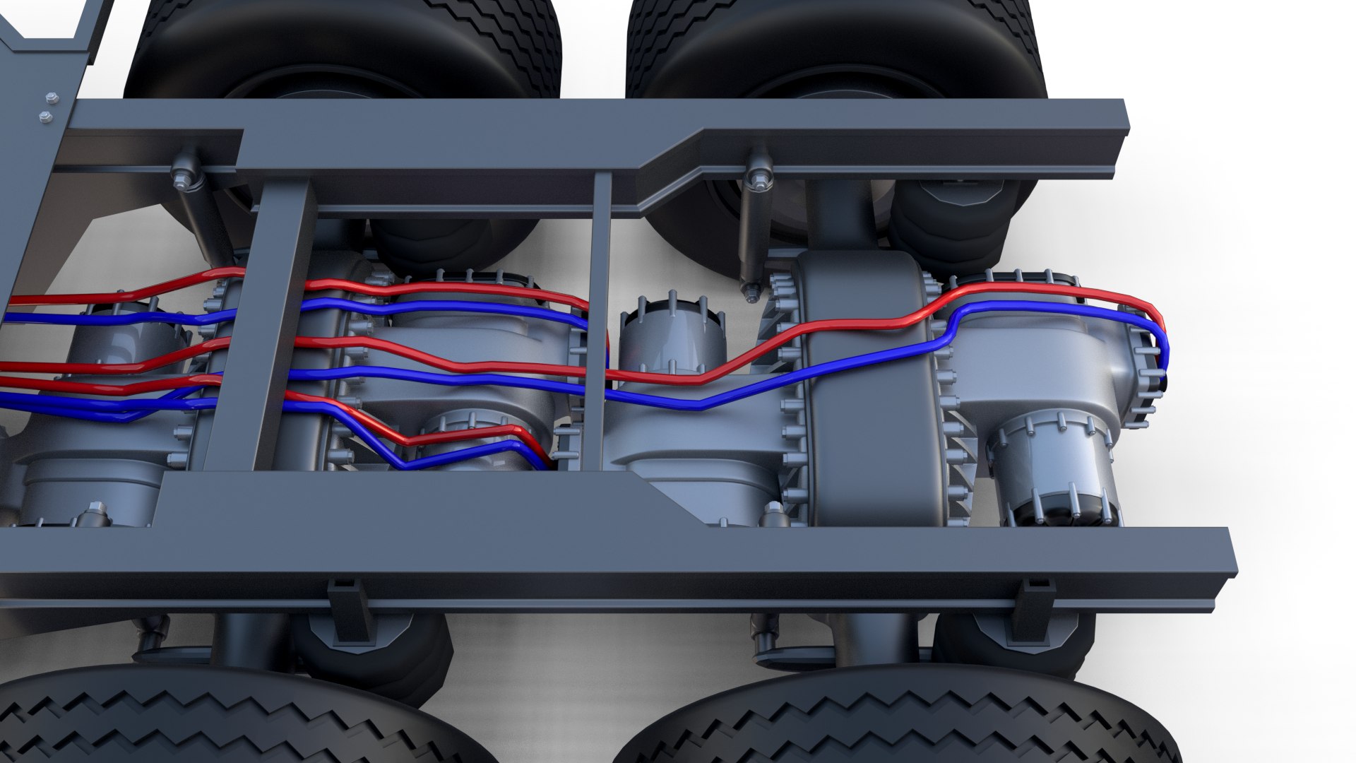 Tesla Semi Truck Chassis 3D Model - TurboSquid 1395329