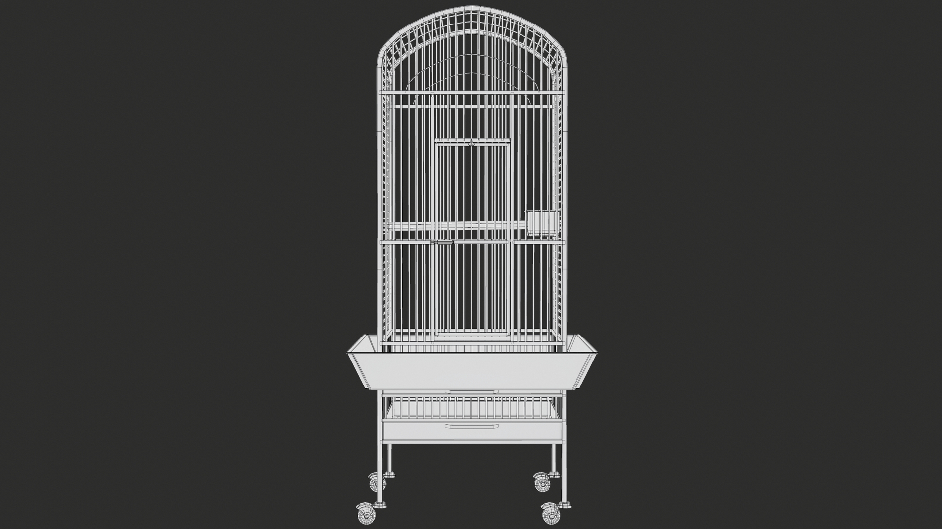 3D Bird Cage Lowpoly PBR - TurboSquid 1755184