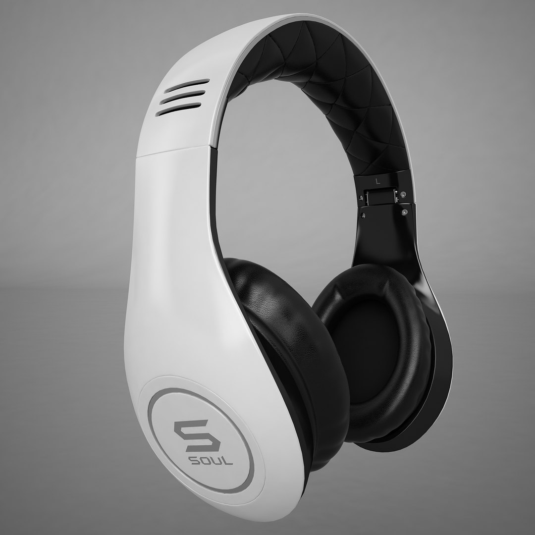 Soul Headphones Ludacris 3d Model