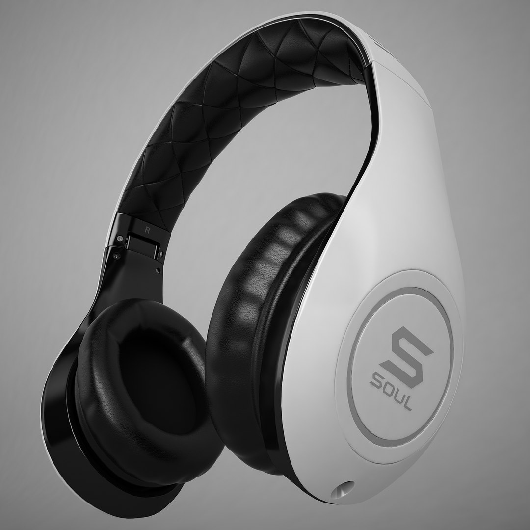 Soul Headphones Ludacris 3d Model