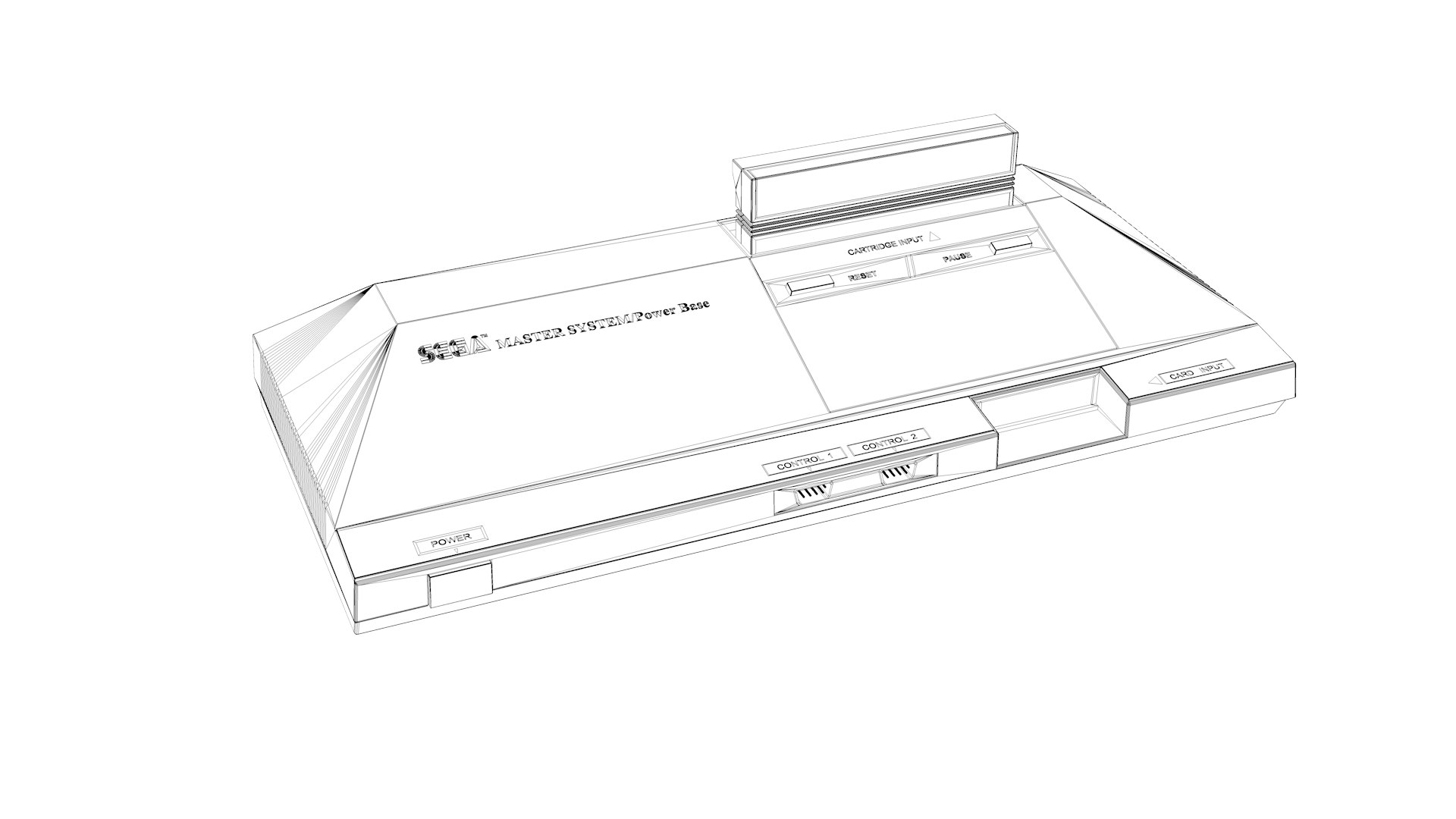 Console Master System 3D - TurboSquid 2372054