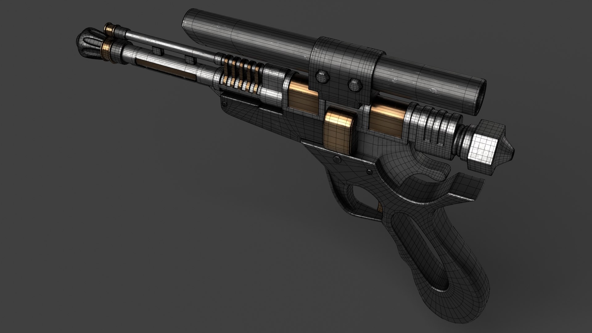Fantasy Gun 20 3D - TurboSquid 1936343