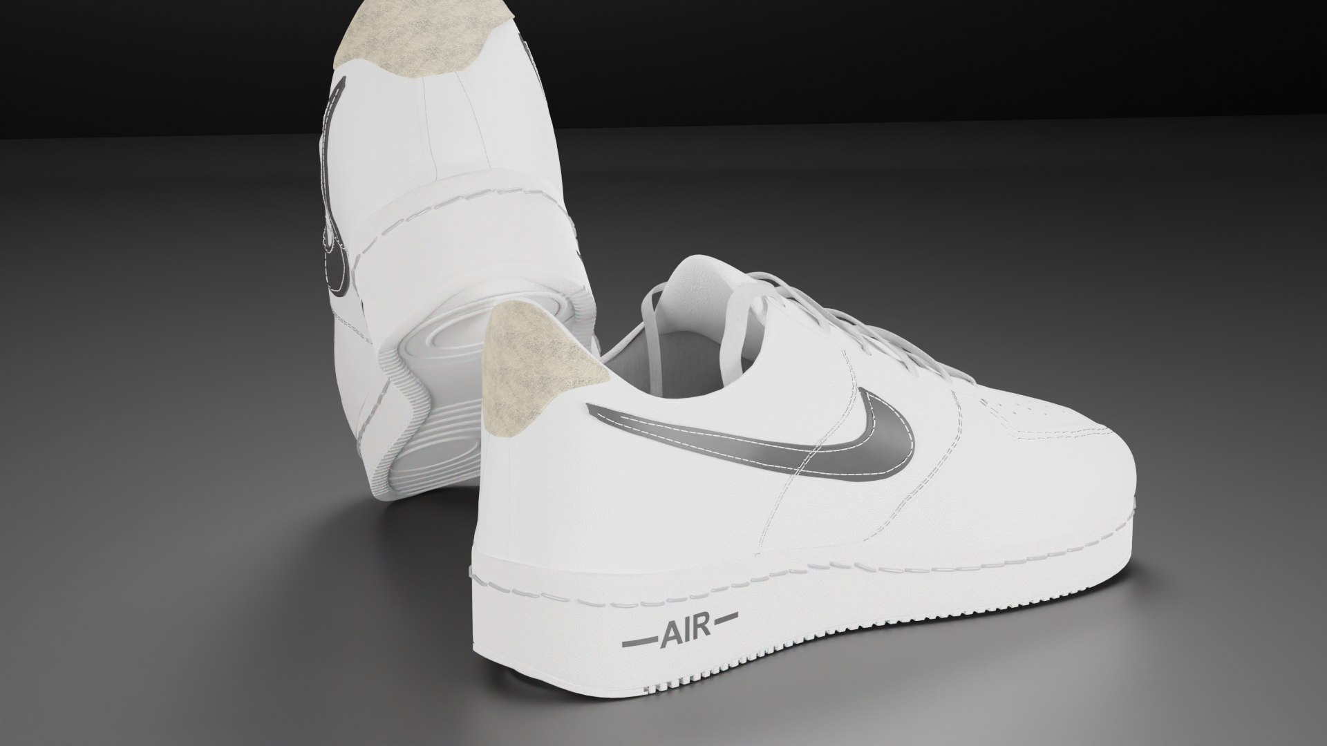 Nike Airforce 1 3D model - TurboSquid 1918219