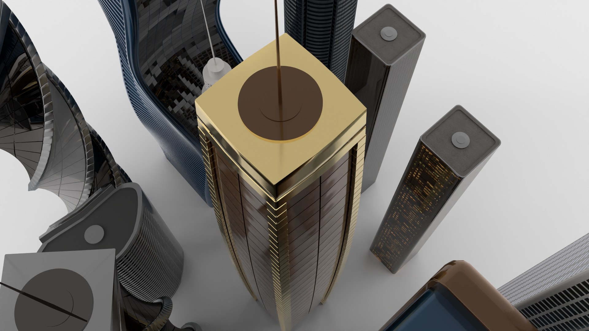 Skyscraper Polovinko 3D model - TurboSquid 1945578