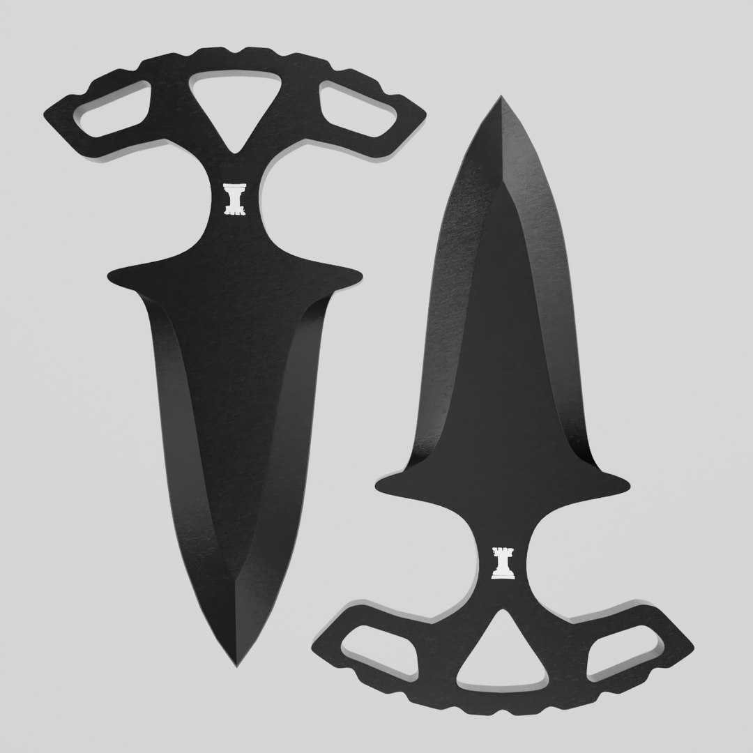 3D Shadow Daggers Model - TurboSquid 2367281