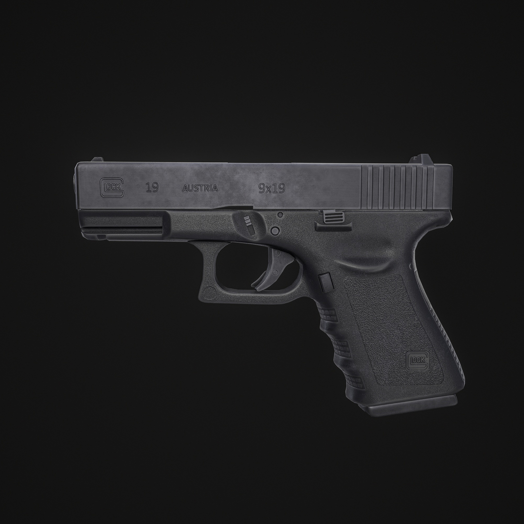 Glock 19 3d Model Turbosquid 2353305