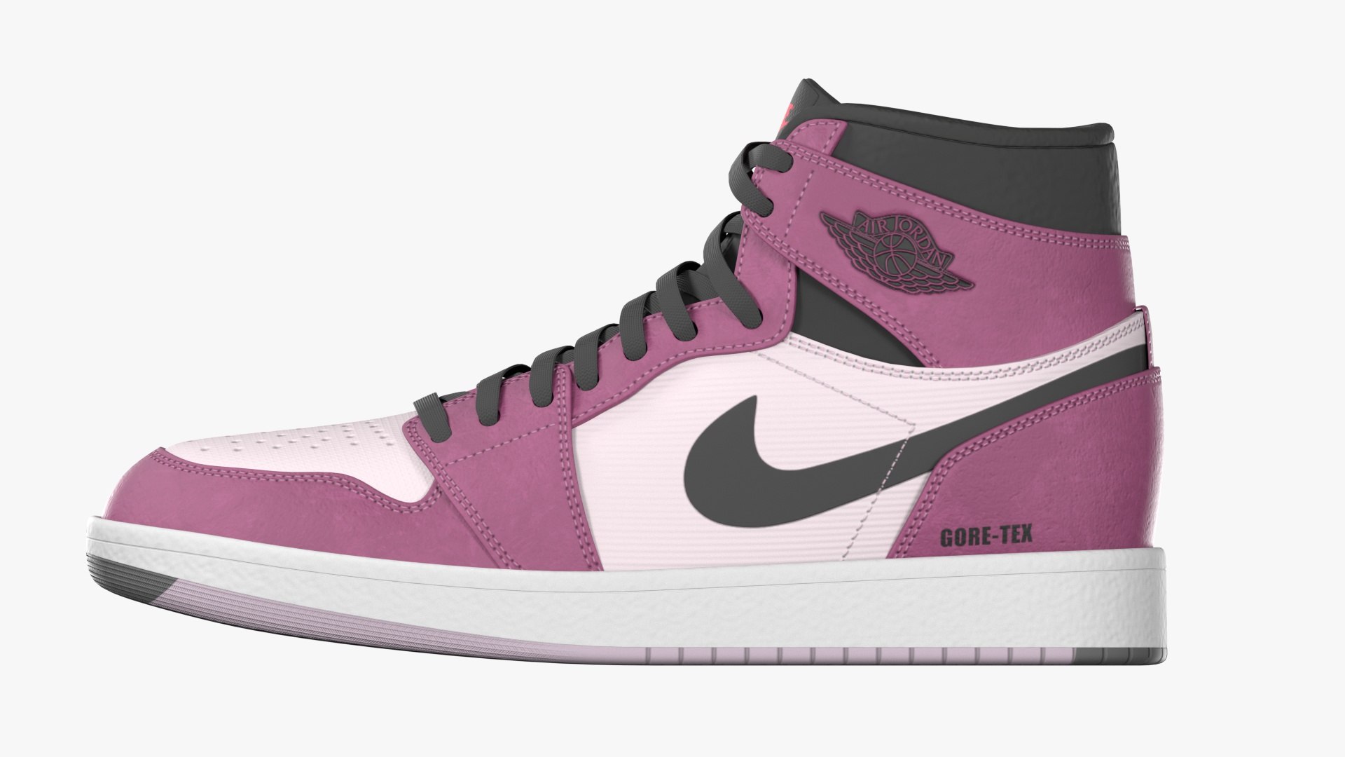 Nike Air Jordan 1 Element-Purple 3D Model - TurboSquid 1911493
