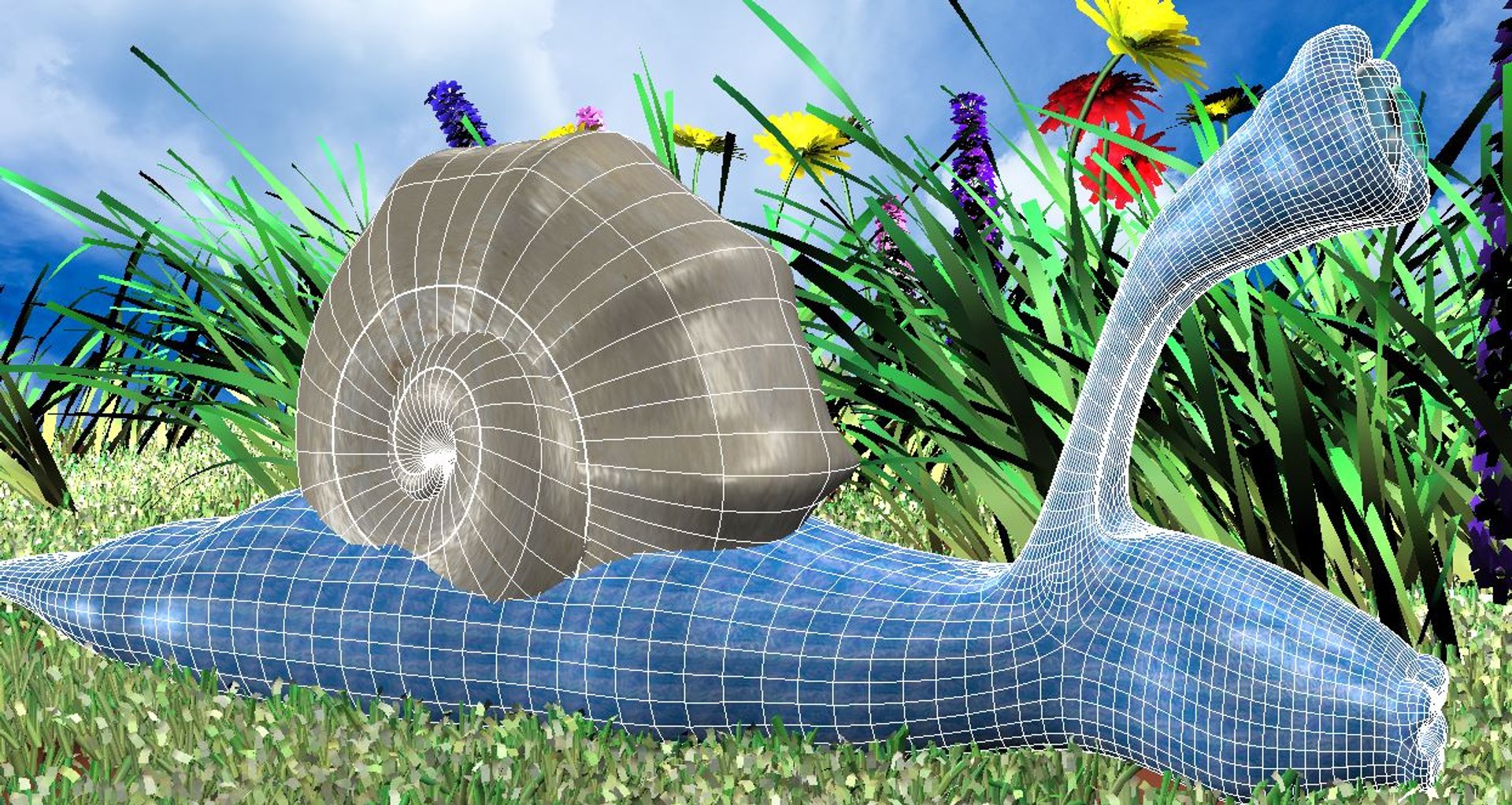 3dsmax Snail Cute Cartoon