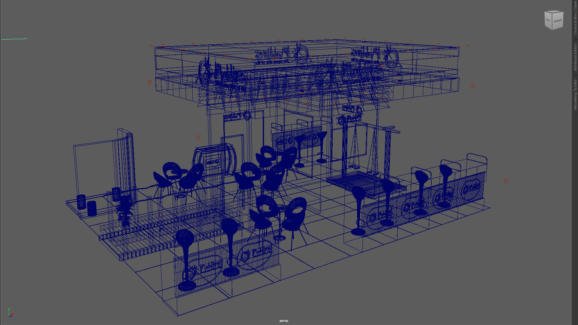 4 side open 3D model - TurboSquid 1994744