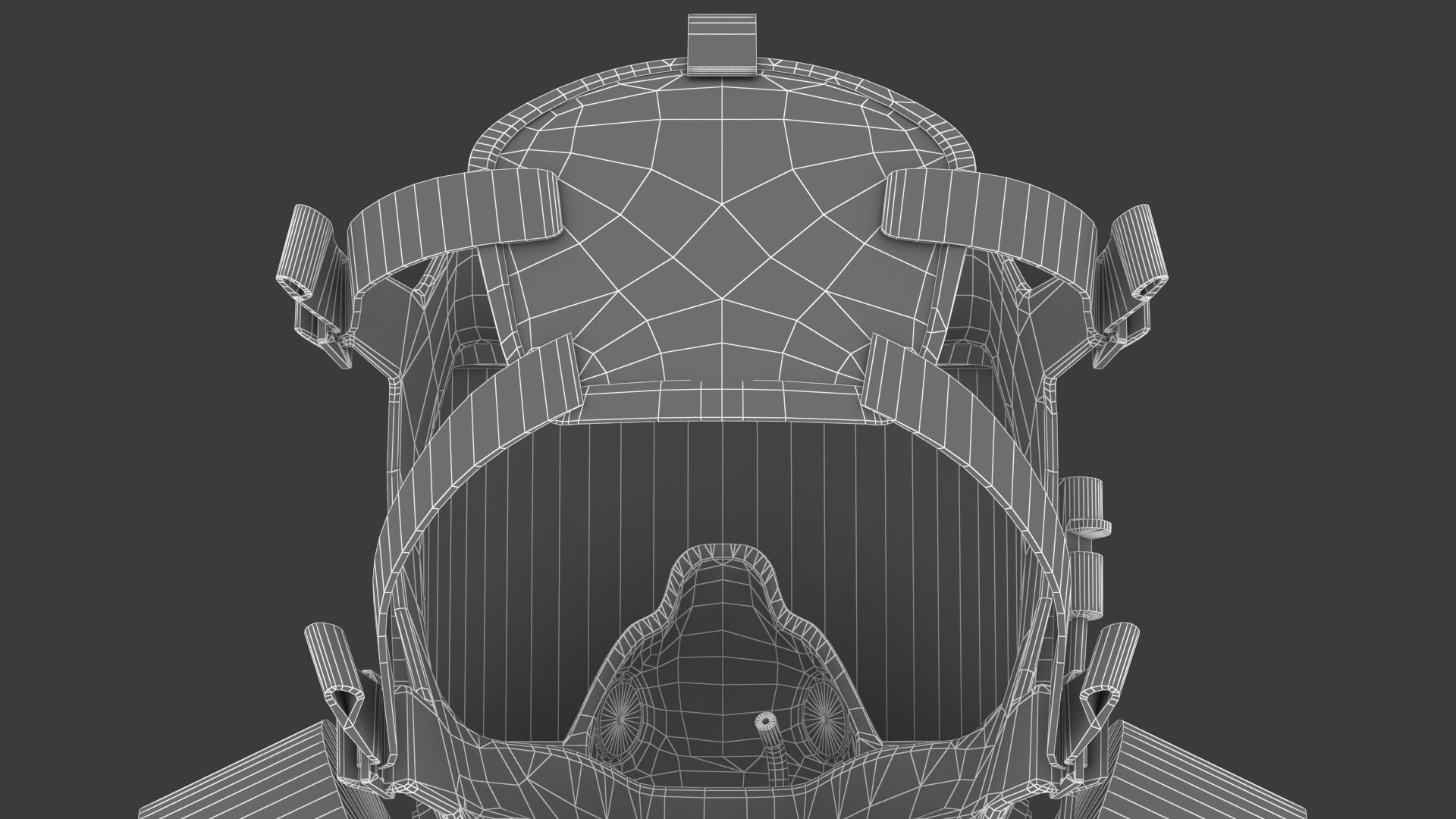 Safety Gas Mask Low Poly Model - TurboSquid 1800458