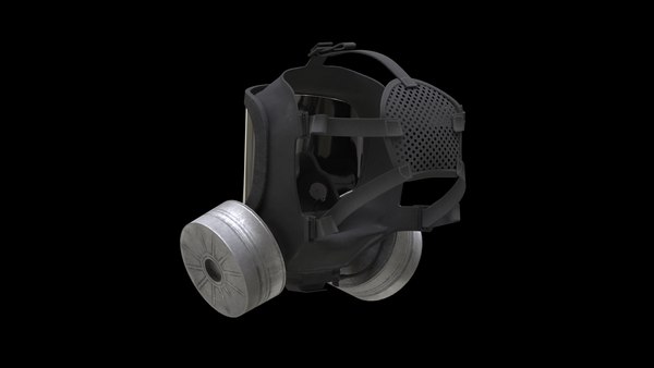 Safety Gas Mask Low Poly model - TurboSquid 1800458