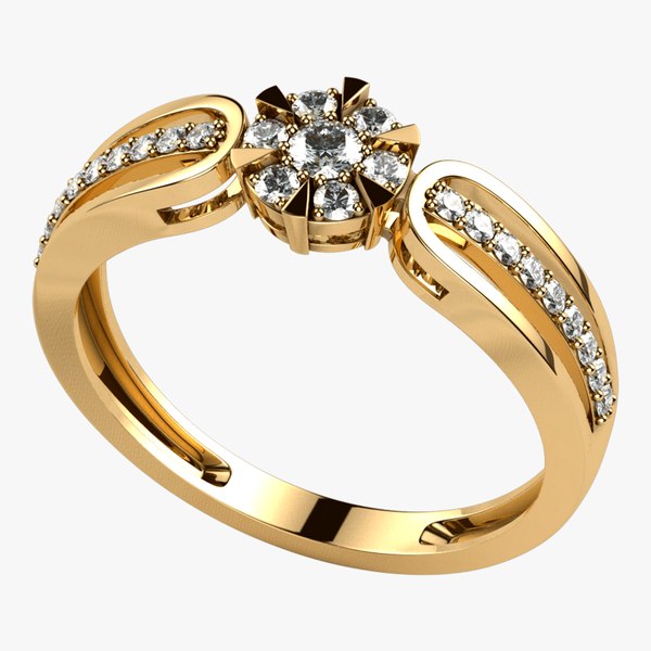 Gold Ring STL Models for Download | TurboSquid