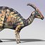 3d Parasaurolophus