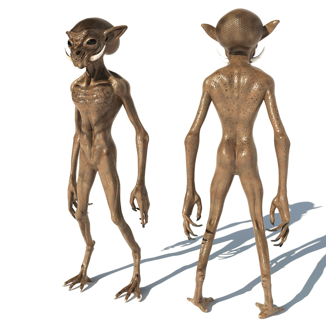 Alien Creature 2 3D Model - TurboSquid 2402208
