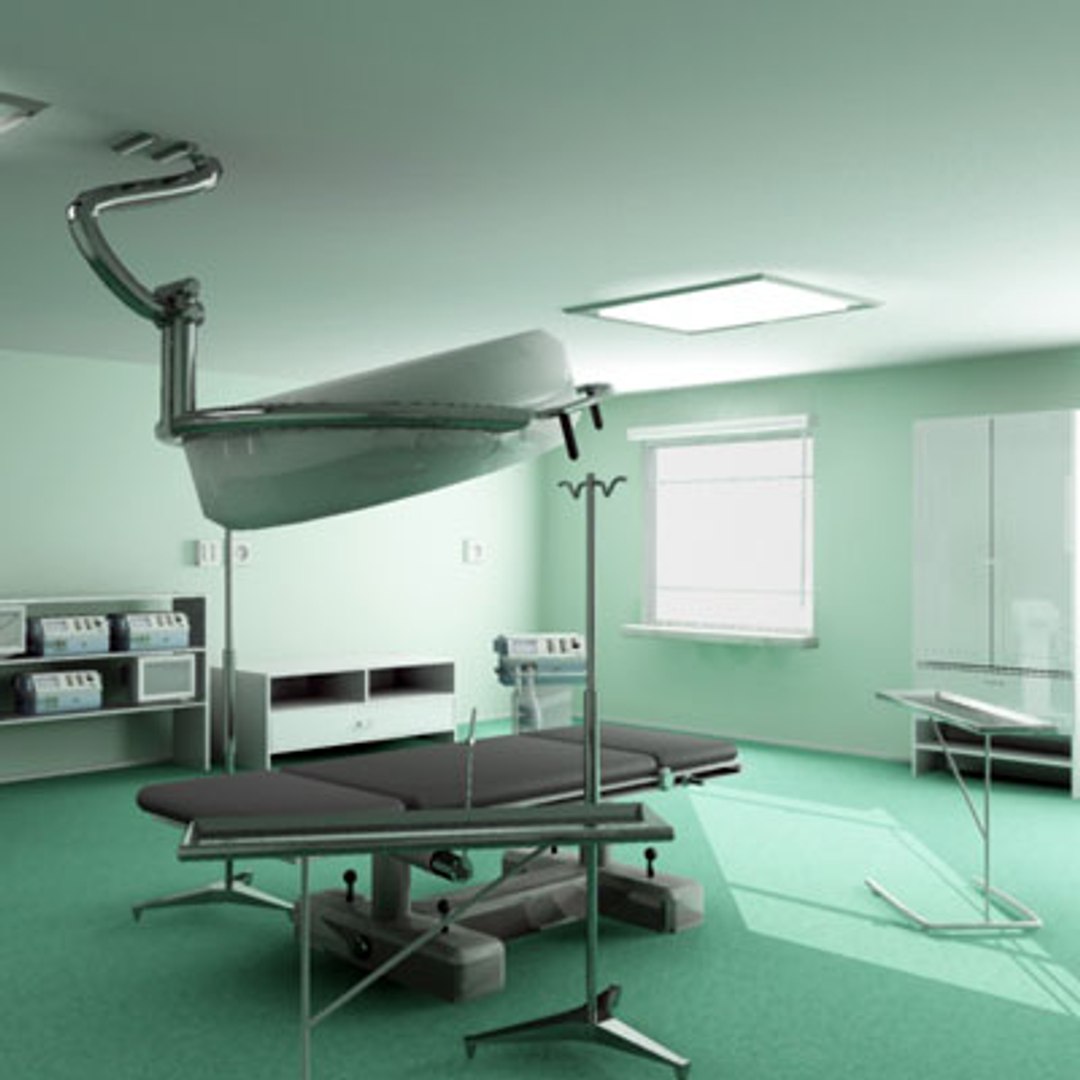 Hospital Ward Surgery Room 3d Model