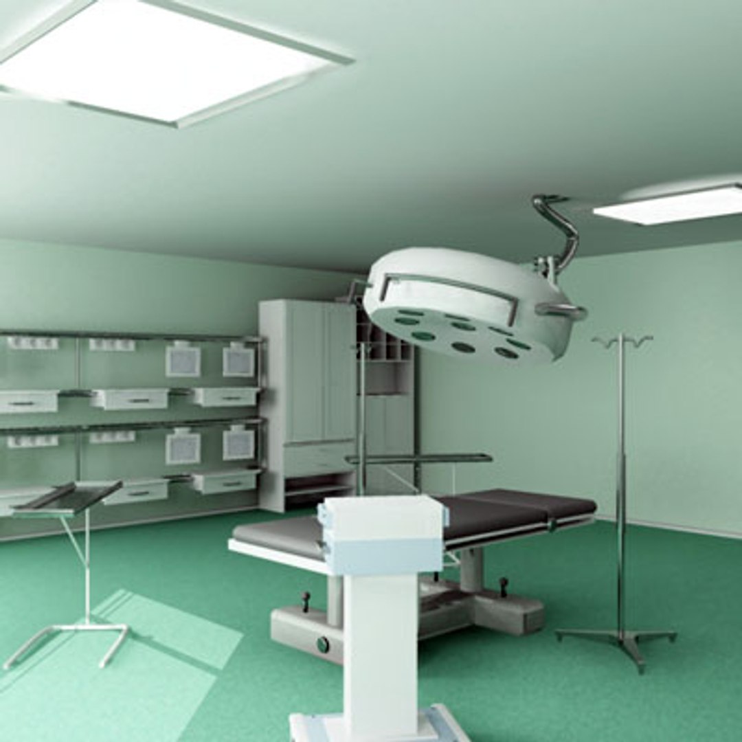 Hospital Ward Surgery Room 3d Model