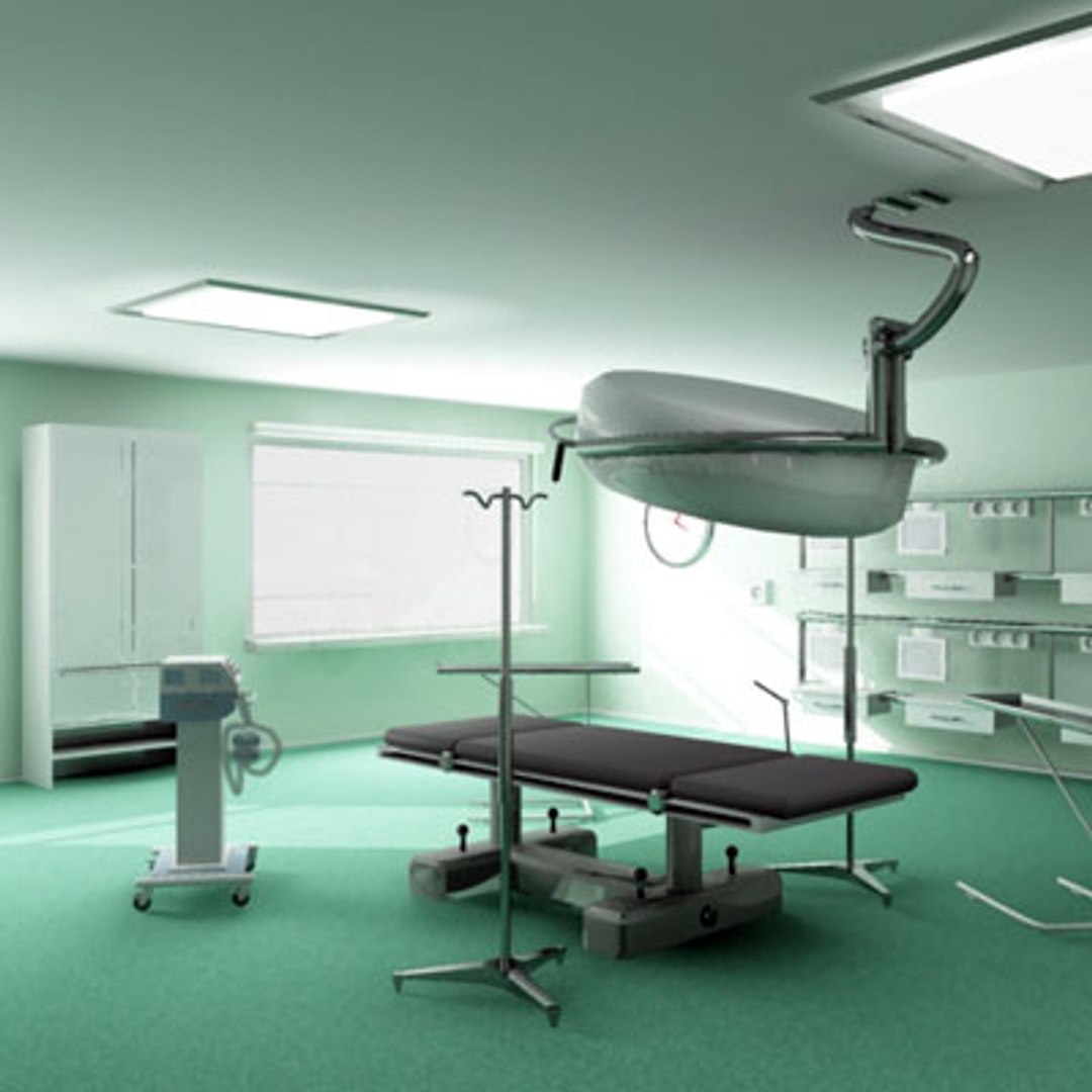 Hospital Ward Surgery Room 3d Model