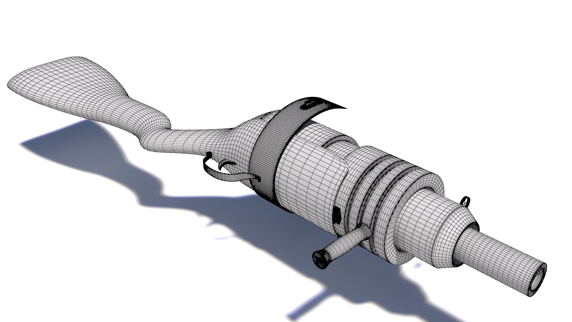 Dwarf Gun 3D - TurboSquid 1254952