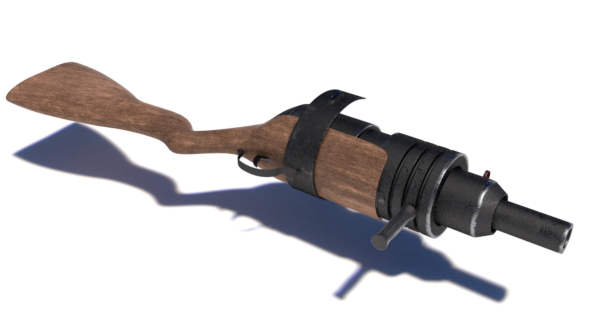 Dwarf Gun 3D - TurboSquid 1254952