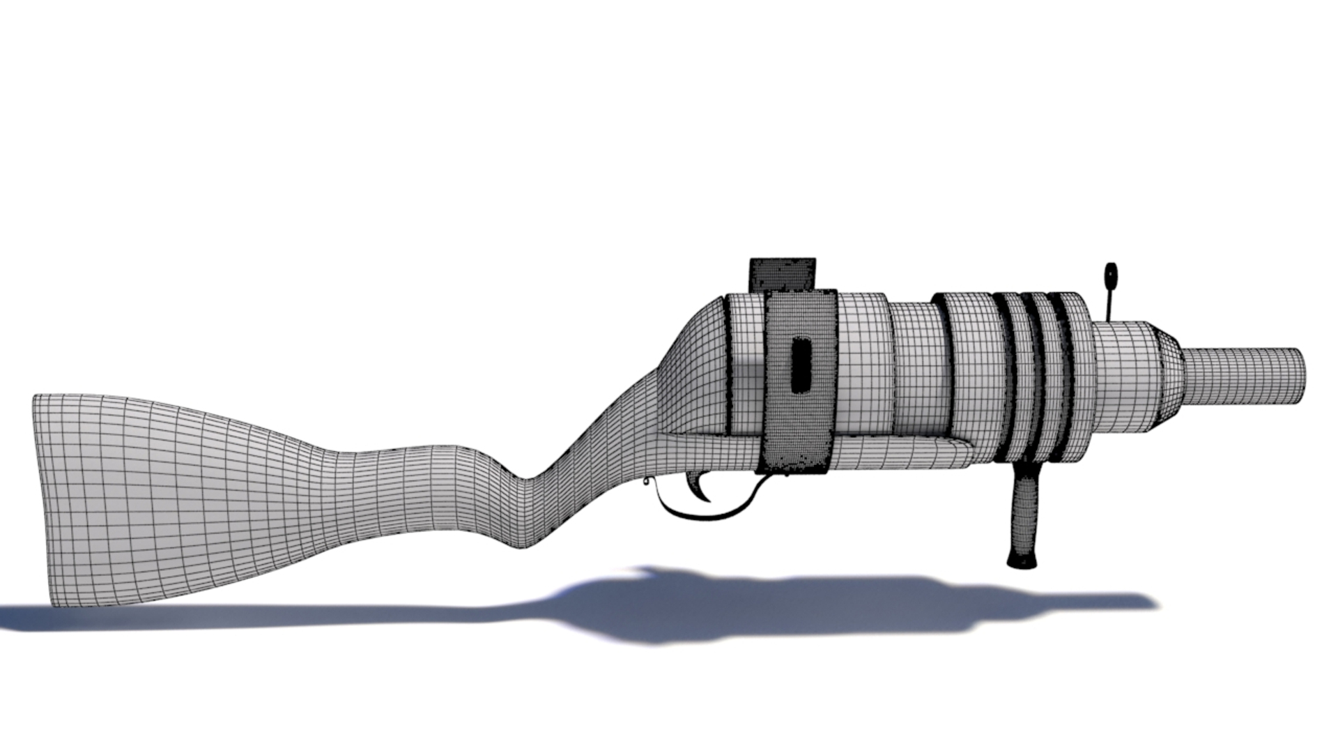 Dwarf Gun 3D - TurboSquid 1254952
