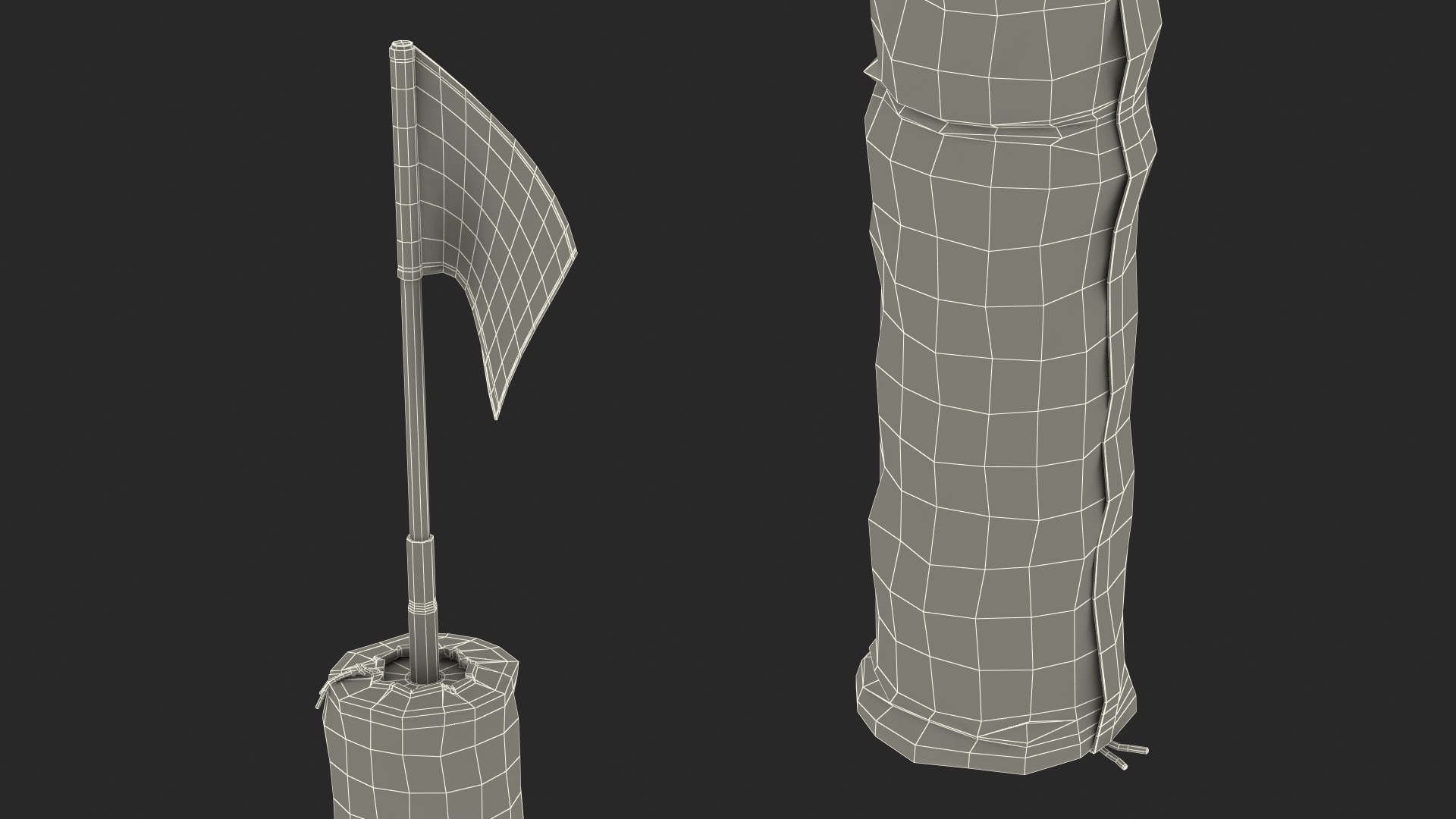 Polo Goal Post Blue 3D Model - TurboSquid 2277623