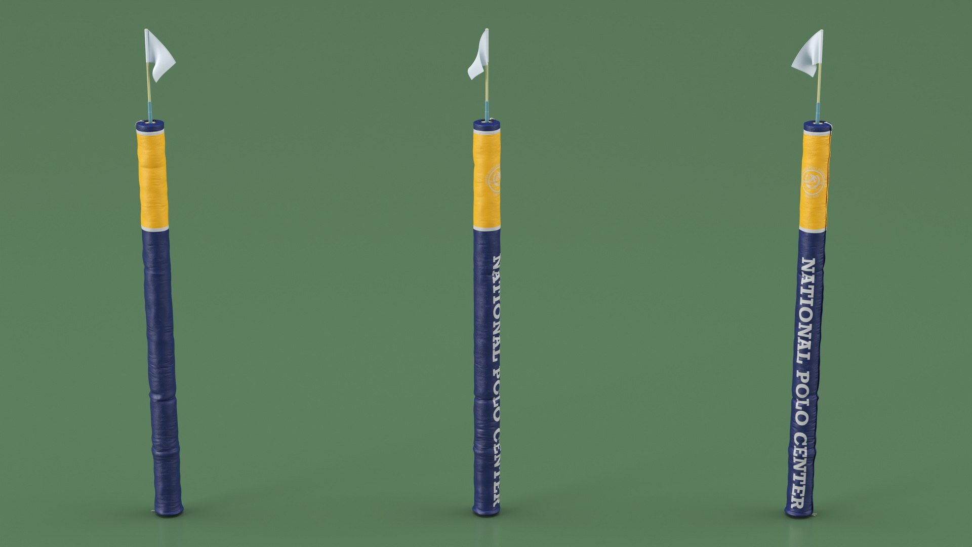 Polo Goal Post Blue 3D Model - TurboSquid 2277623