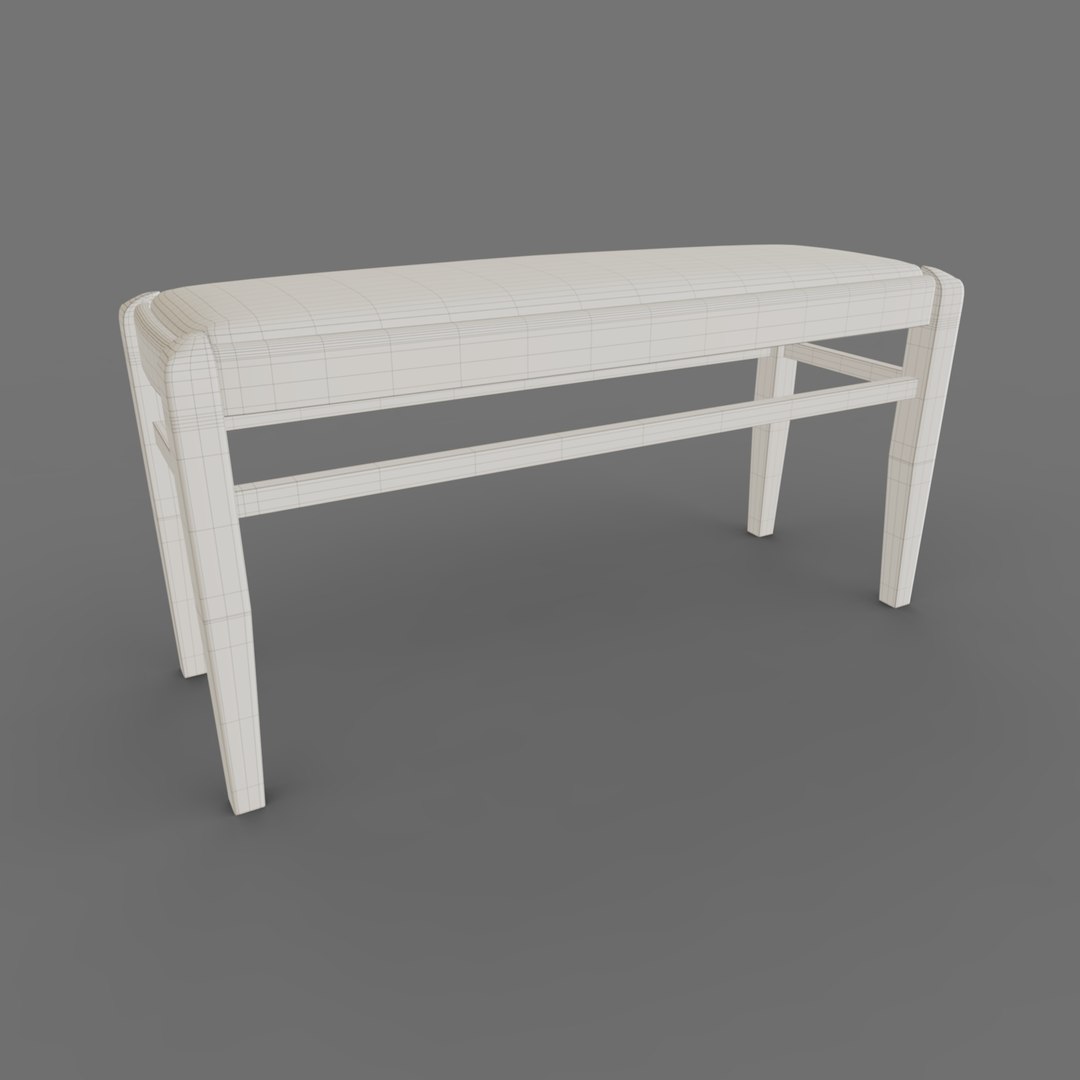 Chair bench Fusion Furniture Uyut90 Etro-1 3D - TurboSquid 2100080