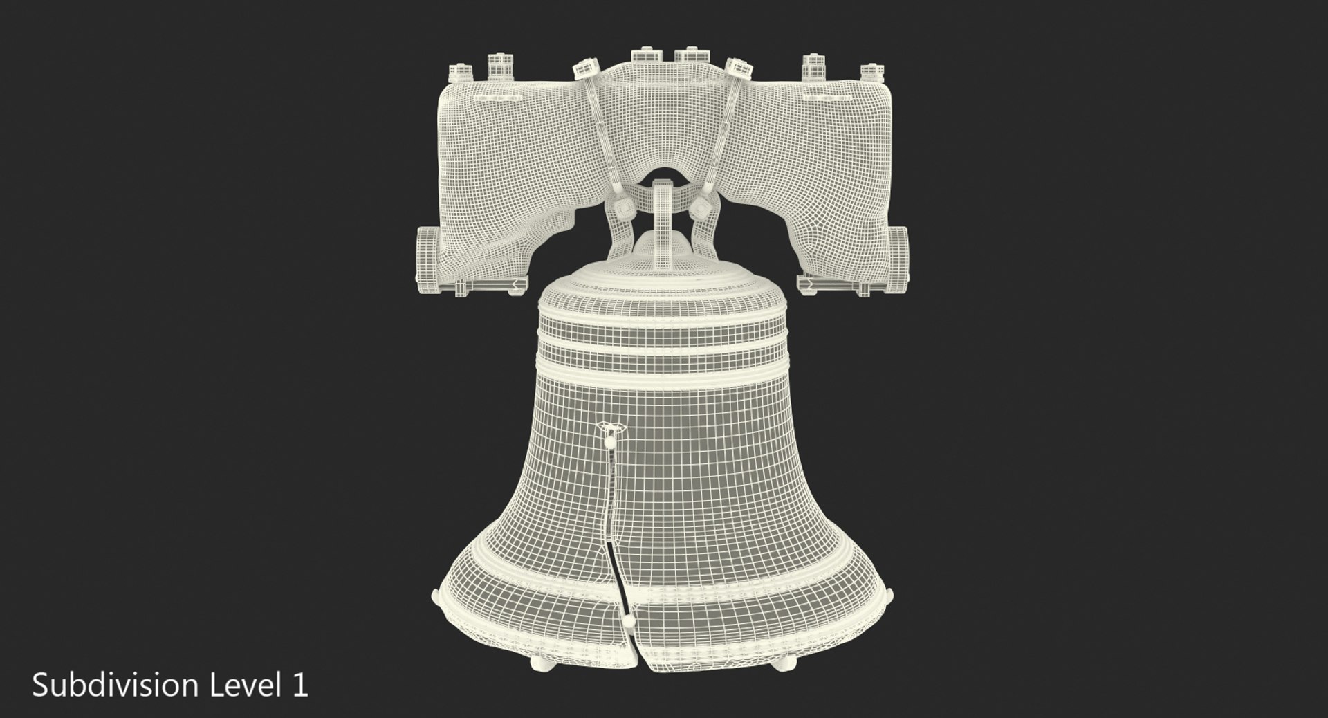 Liberty Bell Yoke 3D Model - TurboSquid 1423780