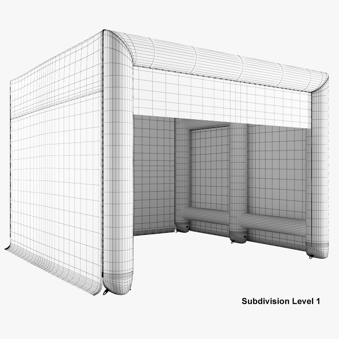 Axion Tents Cube Inflatable 3D Model - TurboSquid 1354758