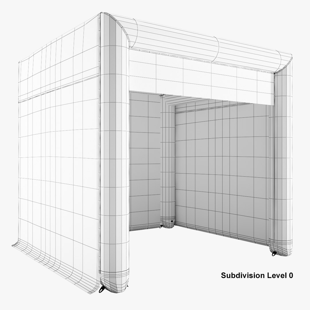 Axion Tents Cube Inflatable 3D Model - TurboSquid 1354758